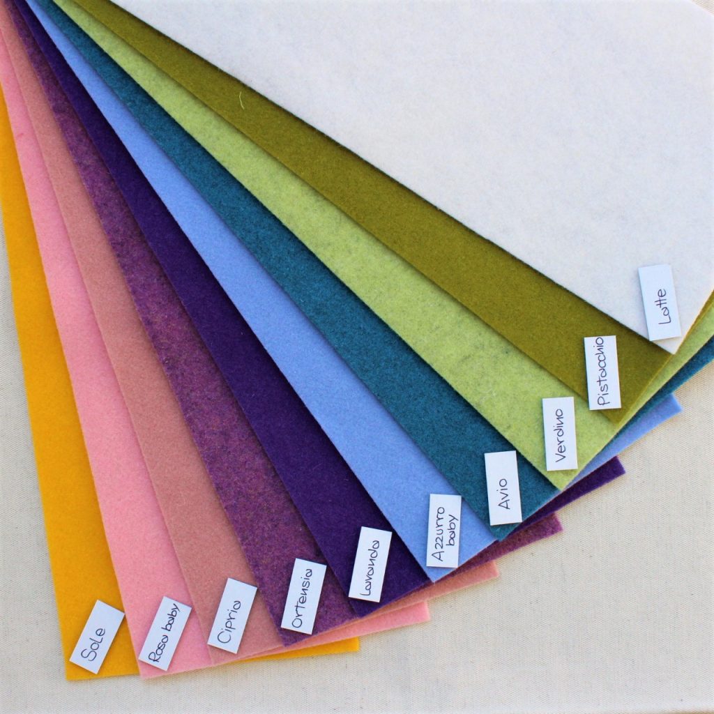 Nuovi colori feltro | Cose di Laura